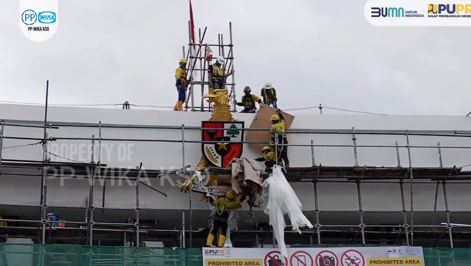 Garuda Pancasila Tegak Berdiri di IKN, Berikut Video Detik-Detik Proses ...