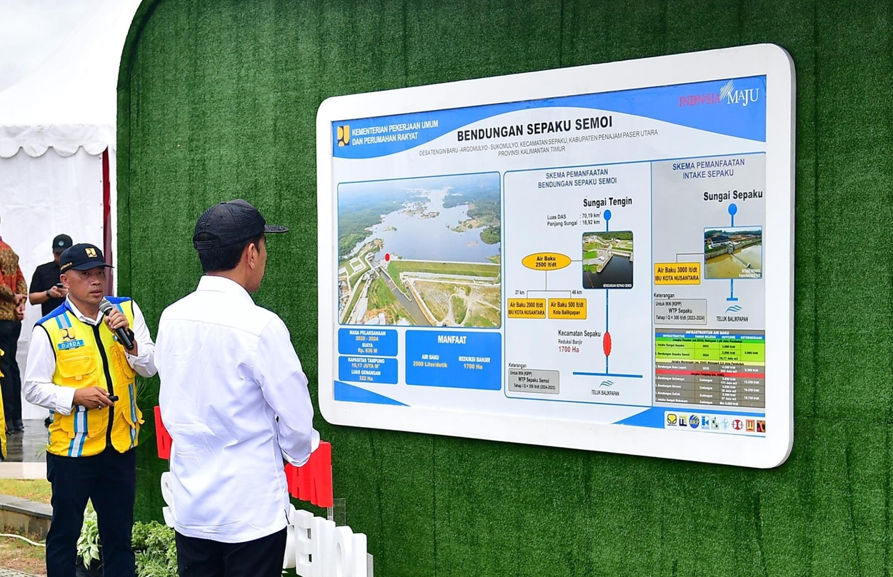 Mengenal Bendungan Sepaku Semoi, Sumber Air Baku Sekaligus Solusi Banjir IKN - IKN Pos