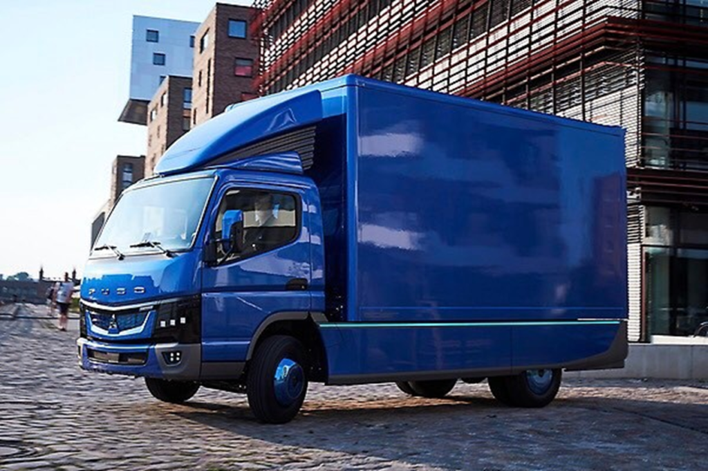 Belum Mengaspal di IKN, Produsen Truk Fuso eCanter Tunggu Kesiapan Pos Indonesia - IKN Pos