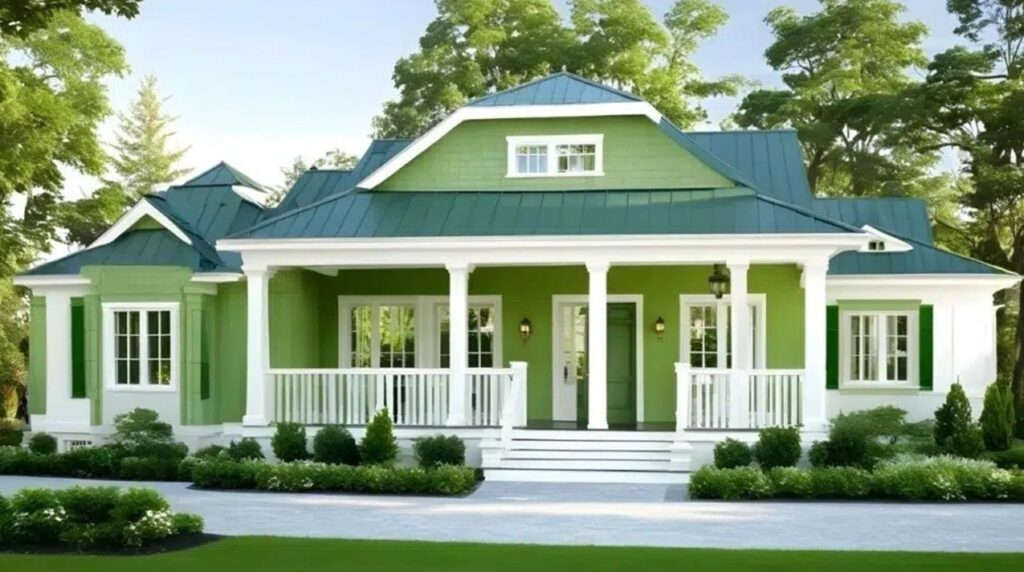 20 Kombinasi Warna Cat Hijau Tosca untuk Rumah Modern - IKN Pos