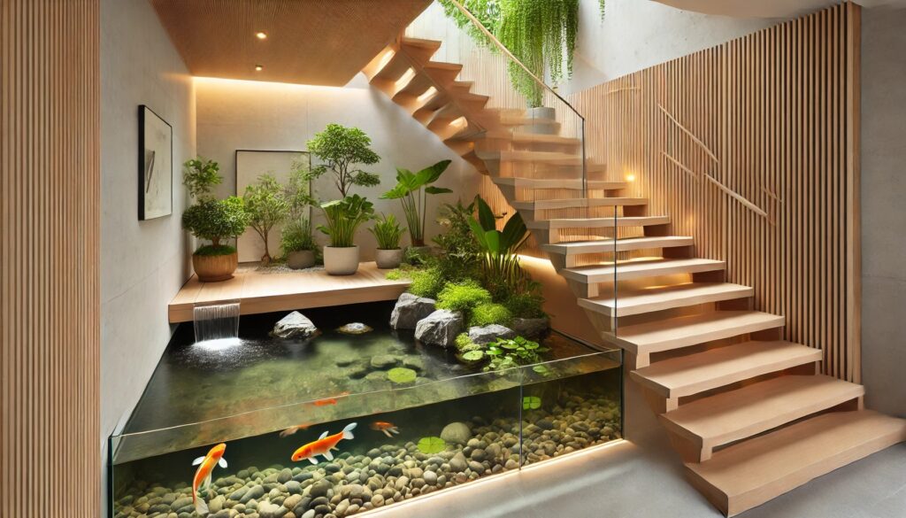 7 Ide Kolam Ikan Indoor yang Bikin Rumah Makin Sejuk dan Estetis - IKN Pos