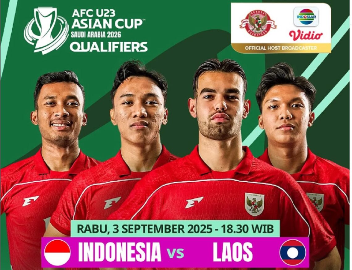 Link Live Streaming Timnas Indonesia U-23 vs Laos U-23 di Kualifikasi Piala Asia U-23 2026 - IKN Pos